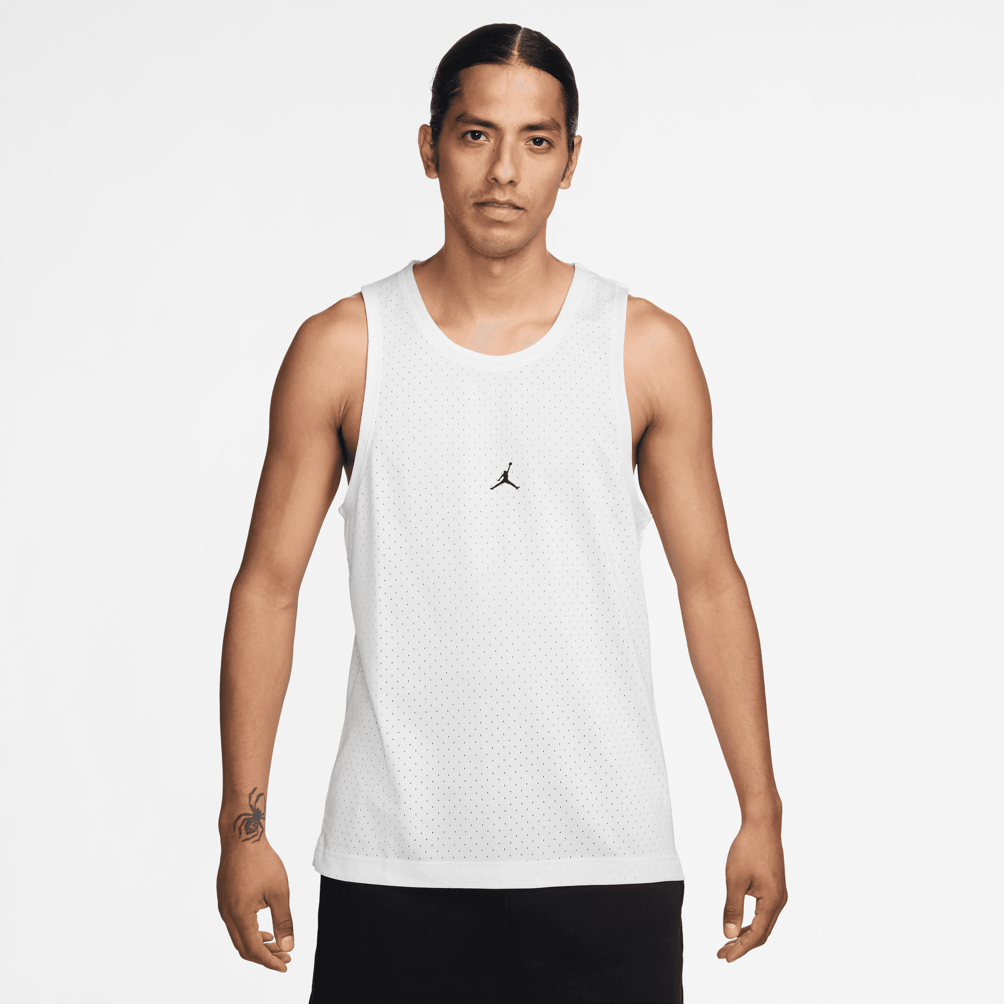 JORDAN SPORT MEN'S DRI-FIT MESH JERSEY WHITE/BLACK – TEAM ACCESS