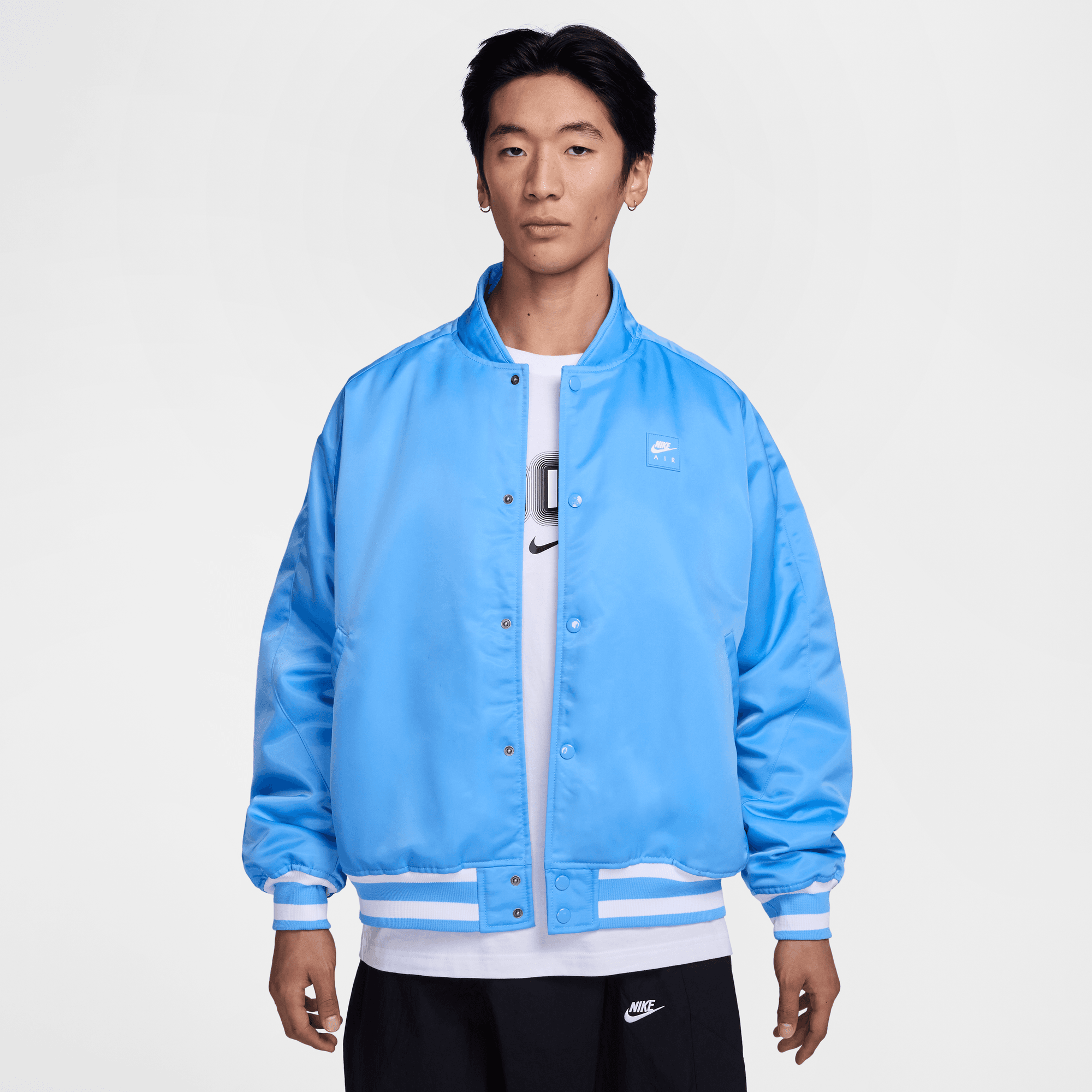 NIKE AIR MEN'S VARSITY JACKET UNIVERSITY BLUE/WHITE/WHITE – TEAM ACCESS