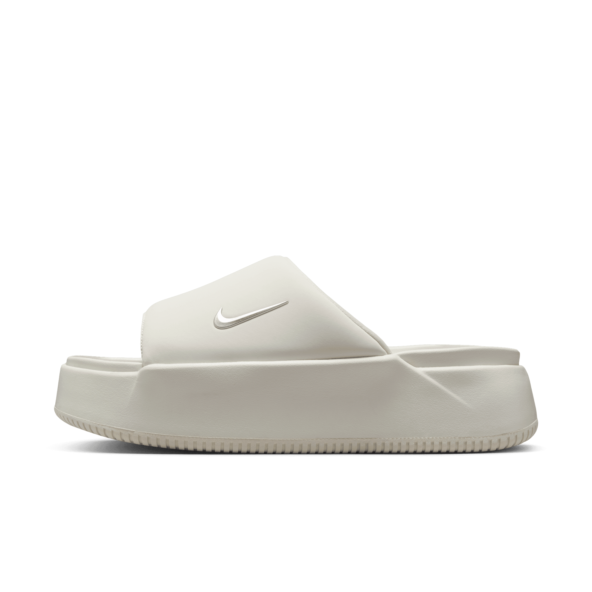 NIKE CALM ELEVATION WOMEN'S SLIDES SAIL/METALLIC SILVER-SAIL – TEAM ACCESS