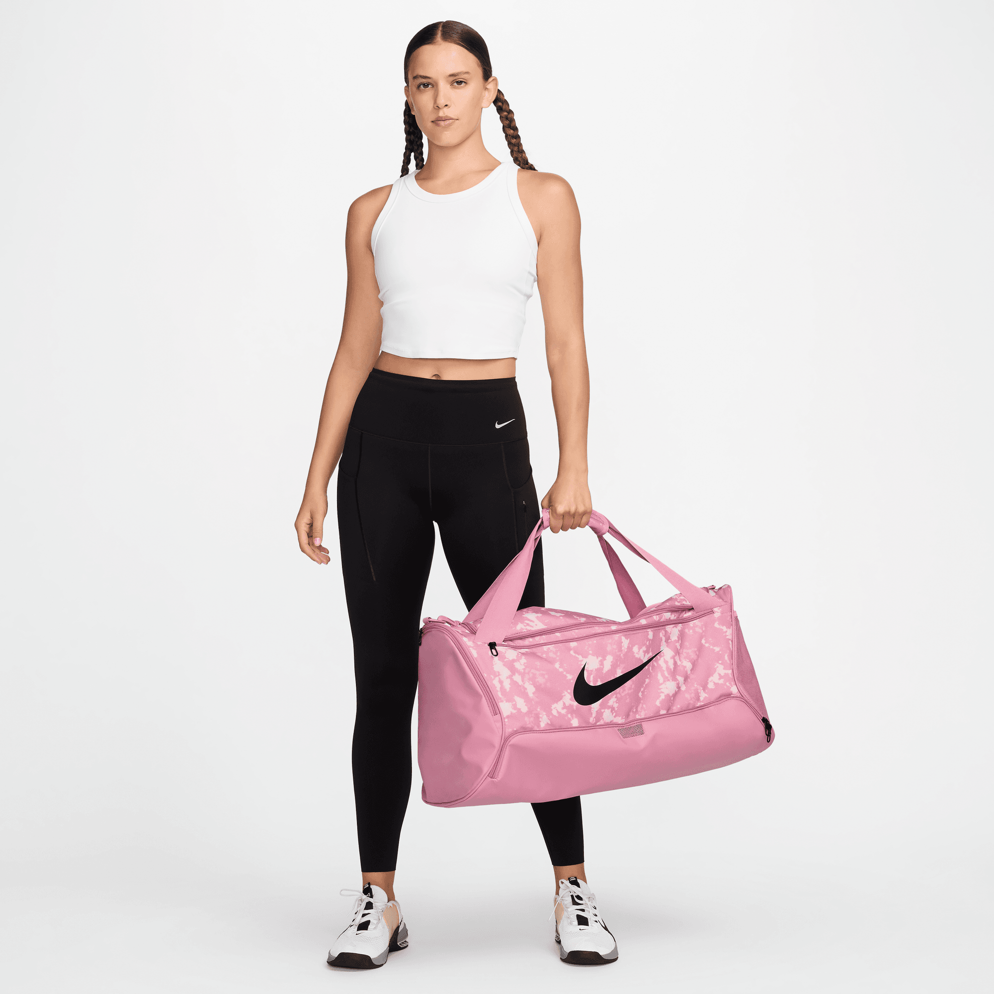NIKE BRASILIA DUFFEL BAG (MEDIUM, 60L) ELEMENTAL PINK/ELEMENTAL PINK/BLACK – TEAM ACCESS