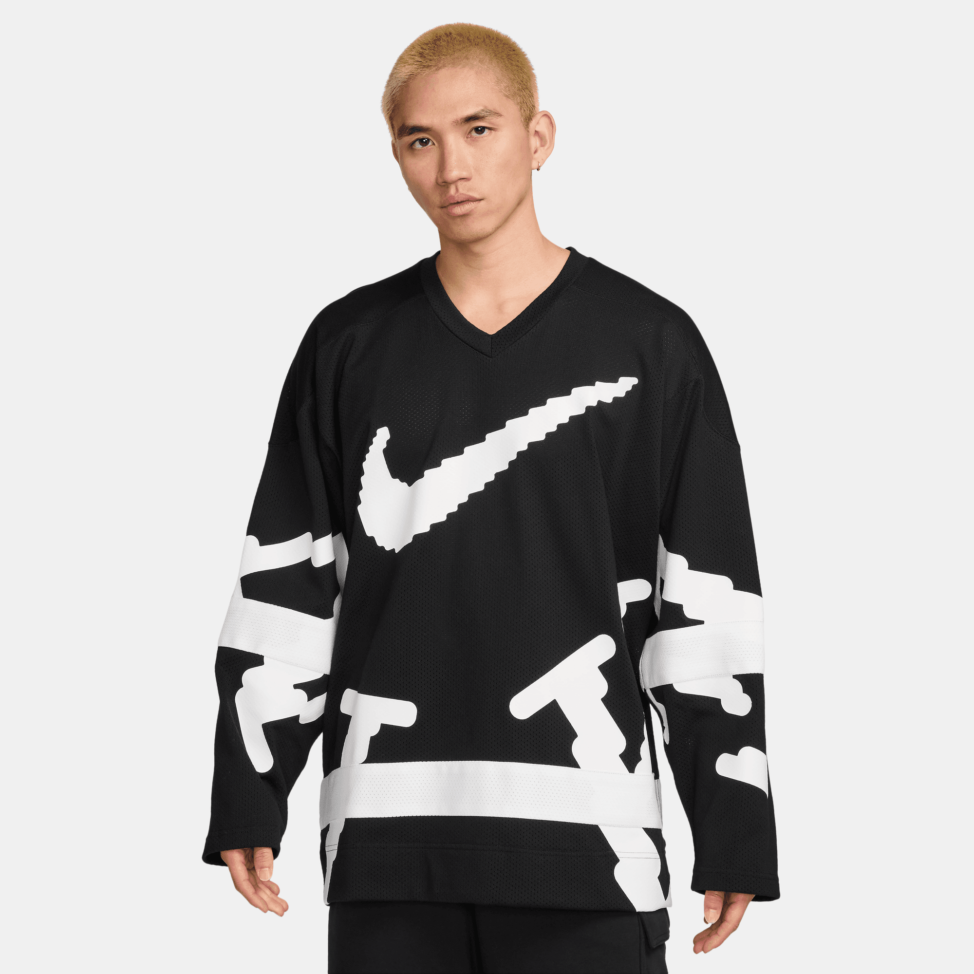 NIKE SPORTSWEAR CLUB MEN'S HOCKEY JERSEY BLACK/WHITE/WHITE – TEAM ACCESS
